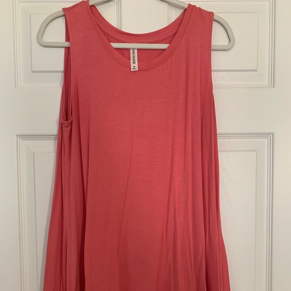 Zenana Outfitters | Tops | Lace Trimmed Long Tank Tunic | Poshmark